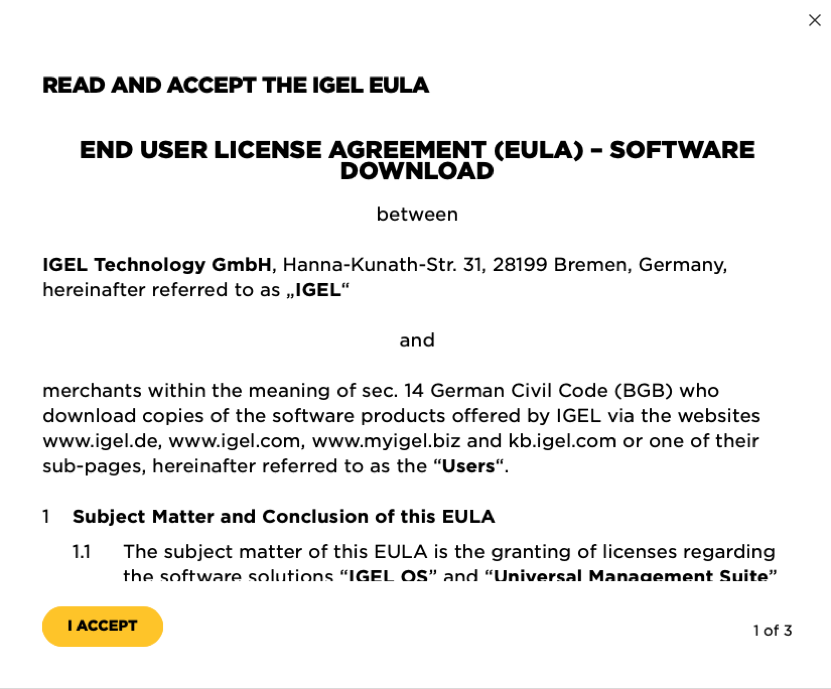 How to Download IGEL Eval Software