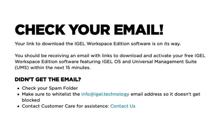How to Download IGEL Eval Software