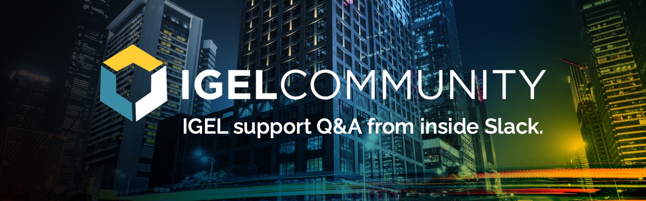 IGEL OS Archives - IGEL Community Archives